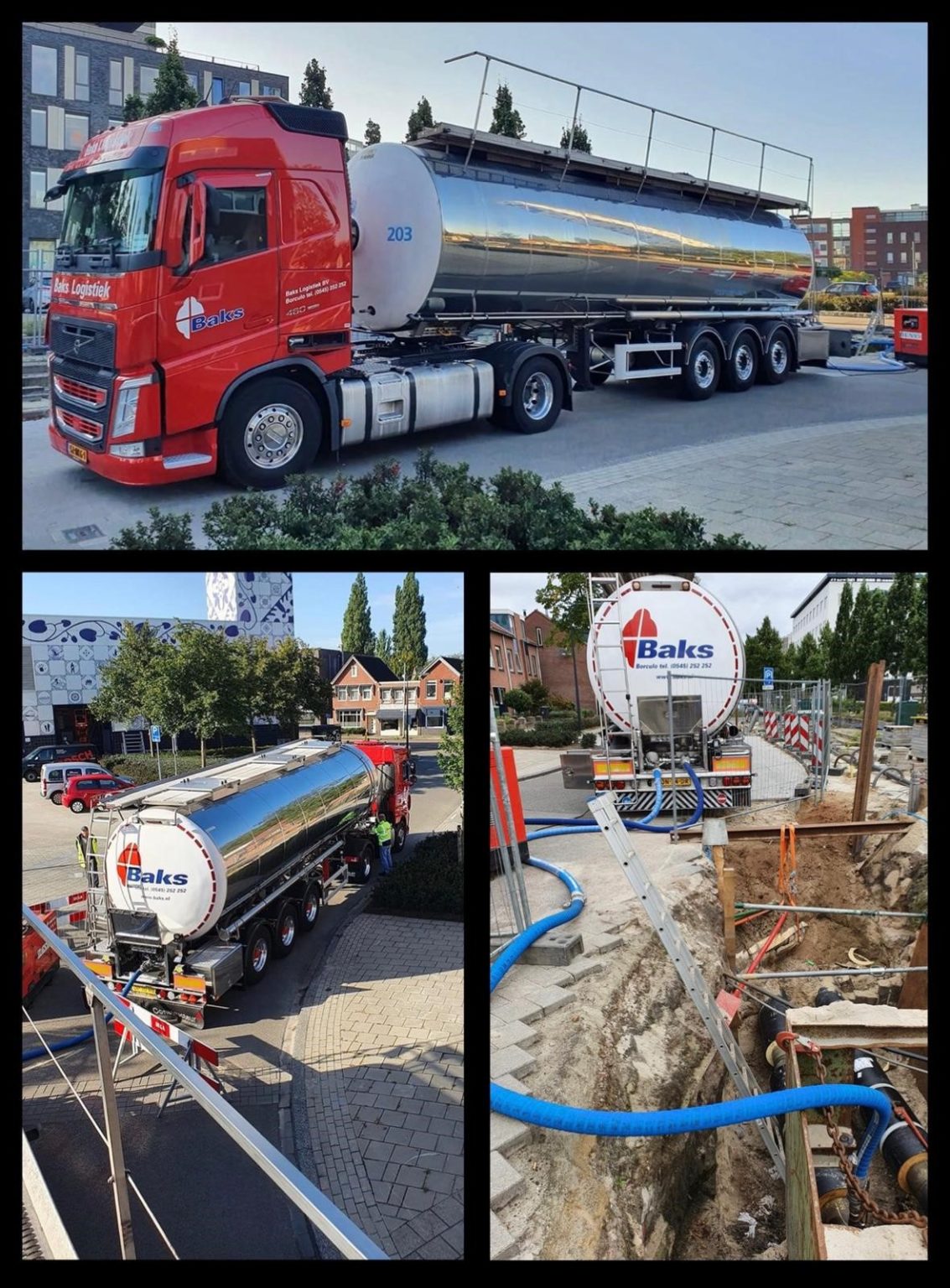 Water project in the Netherlands - Baks Logistiek
