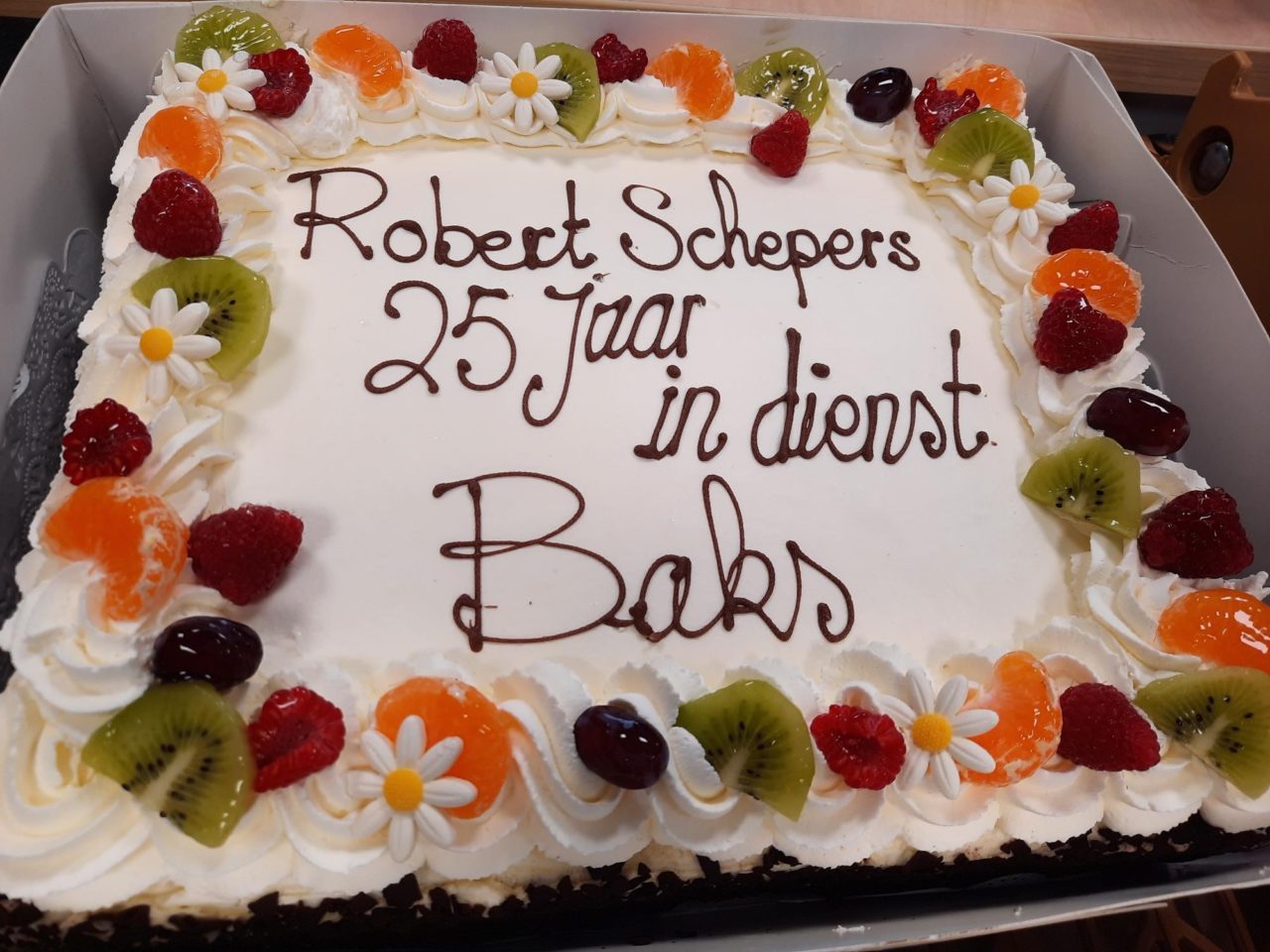 Robert Schepers 25-jarig jubileum - Baks Logistiek